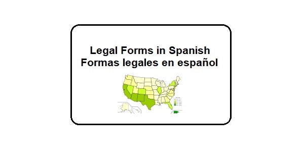Legal Forms in Spanish, Formas Legales en Español - Notary Colorado Springs